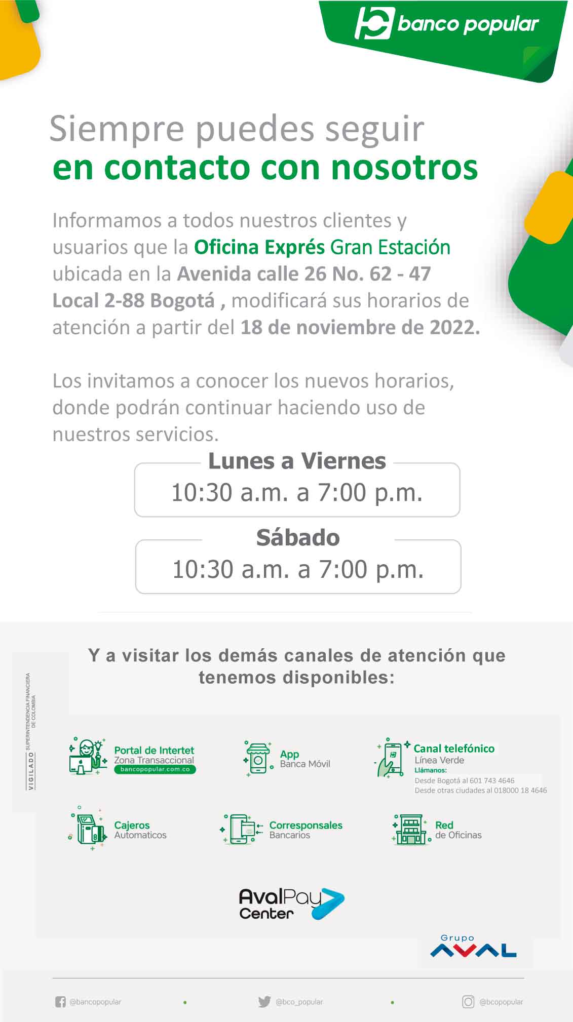 Novedades | Banco Popular