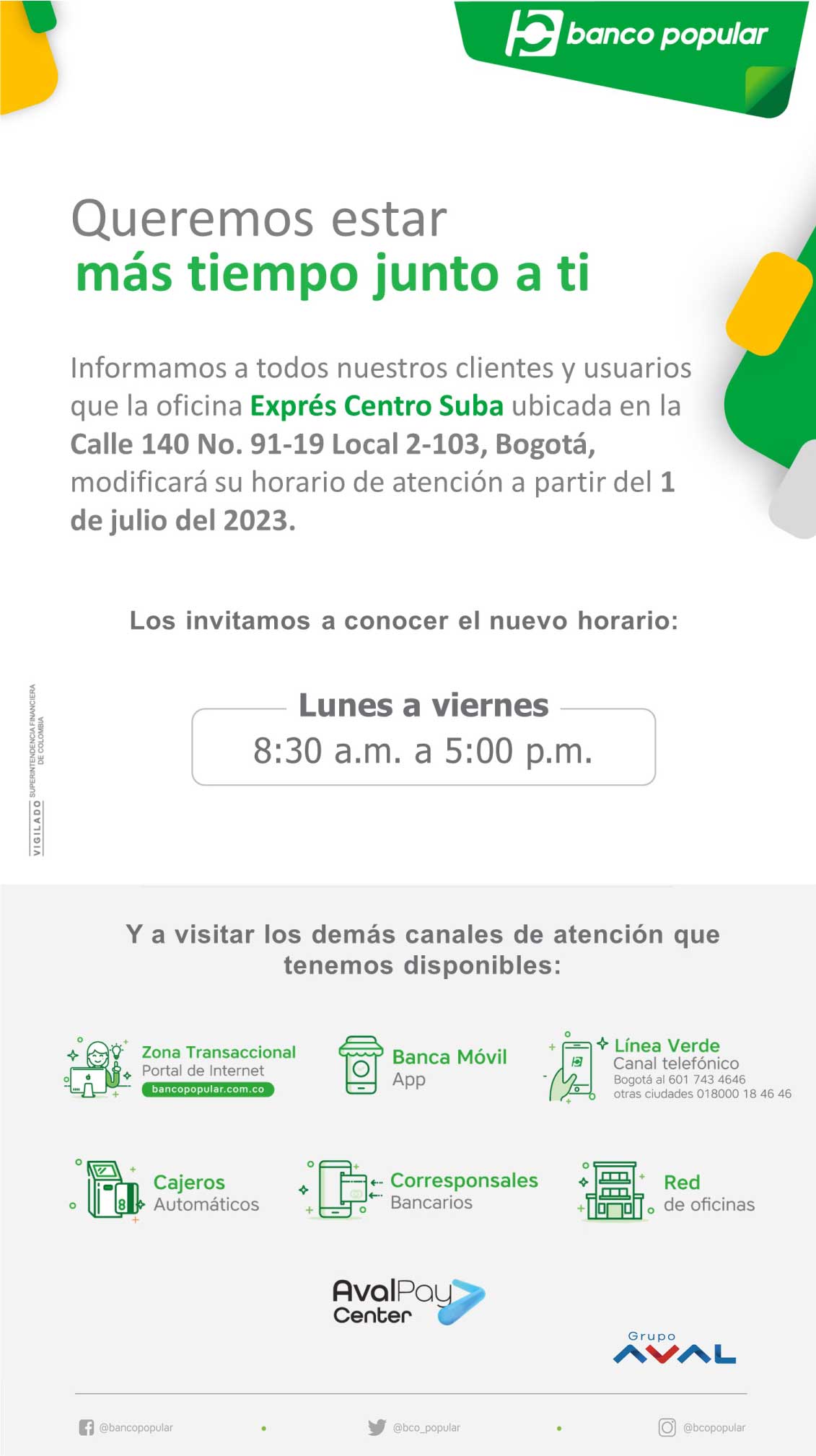 Novedades | Banco Popular